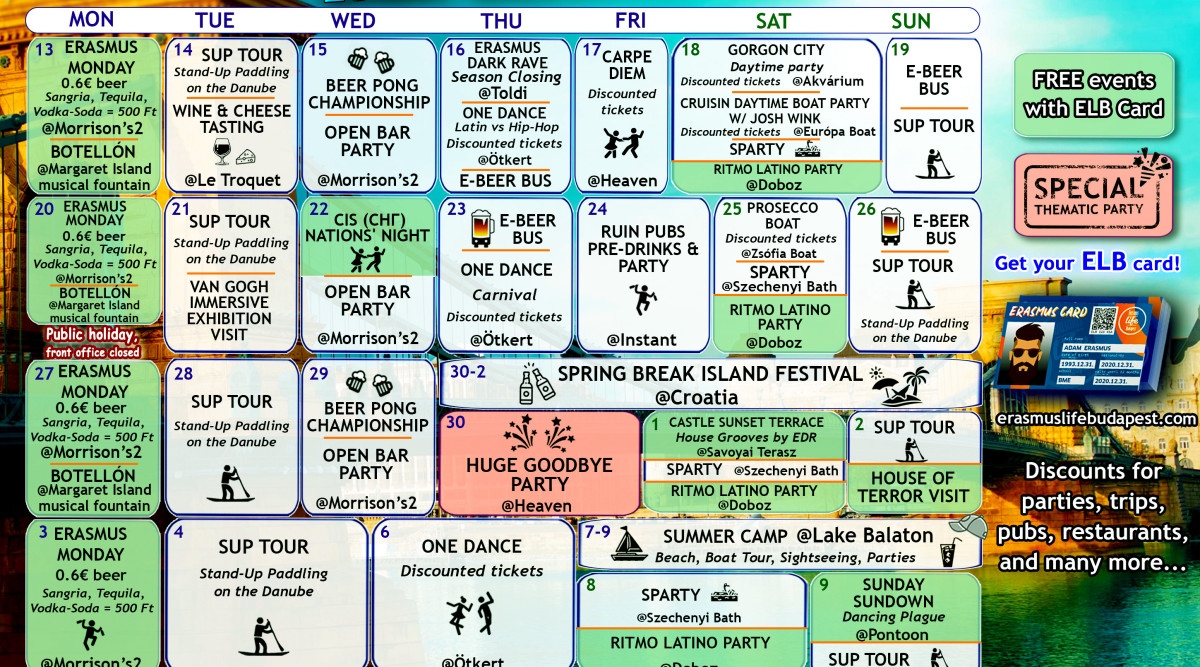 Cooltix - ErasmusLifeBudapest