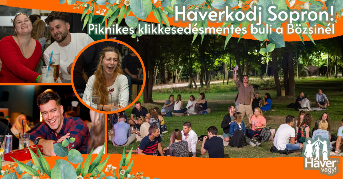 Cooltix - Piknikes KLikkesedésmentes buli a Bözsinél - Havervagy sopron!